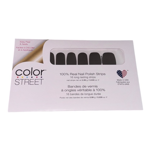 Color Street | Makeup | Color Street Black Sesame Graphite Gray Solid ...
